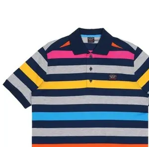 PAUL  SHARK Striped Short-sleeved Polo Shirt