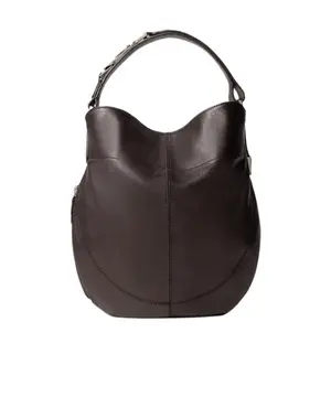 LEMAIRE Quiver Clip Shoulder Bag - Deep Chocolate