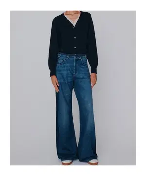 Marella High-waisted Wide-leg Denim Jeans - Blue