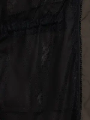 Moncler Aliso Hooded Nylon Rain Coat - Black