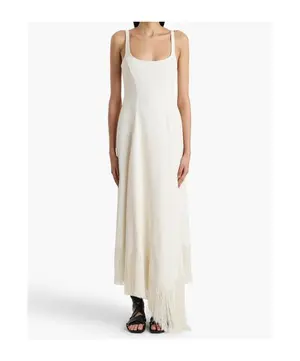 Khaite Vivian Fringed Long Dress