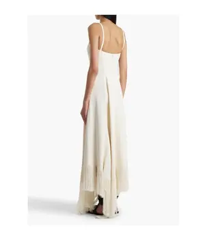 Khaite Vivian Fringed Long Dress