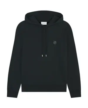 Maison Kitsuné Fox Head Patch Hoodie - Black