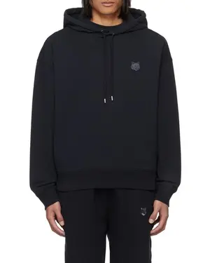 Maison Kitsuné Fox Head Patch Hoodie - Black
