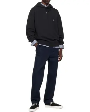 Maison Kitsuné Fox Head Patch Hoodie - Black