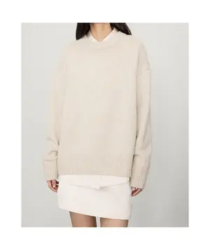 LISA YANG Renske Cashmere Crewneck Sweater - Nude