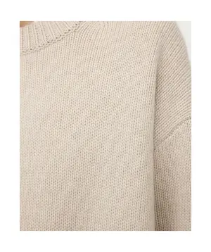 LISA YANG Renske Cashmere Crewneck Sweater - Nude