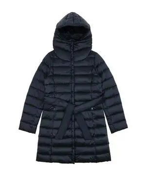 Max Mara Hooded Quilted Down Jacket - Blue