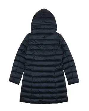 Max Mara Hooded Quilted Down Jacket - Blue