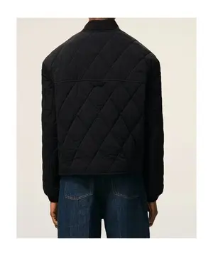 Ami Quilted Bomber Jacket