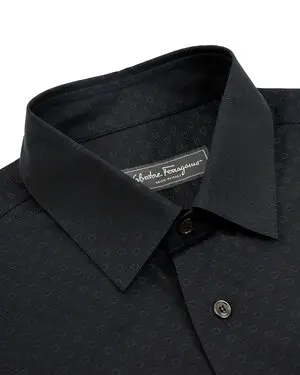 FERRAGAMO Long-sleeved Shirt - Navy