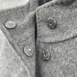 Max Mara Long-sleeved Stand Collar Coat