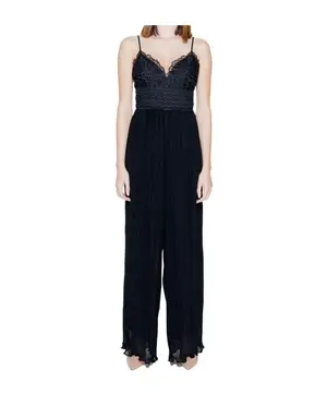 Guess Amiah Lace-detail Jumpsuit - Black