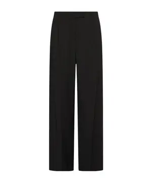 Marella Pure Wool Darted Wide Leg Trousers