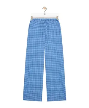 Loewe Anagram Drawstring Trousers - Blue/white