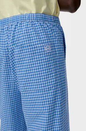 Loewe Anagram Drawstring Trousers - Blue/white