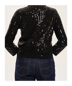 Marella Short Cardigan With Sequins