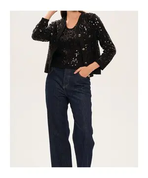 Marella Short Cardigan With Sequins