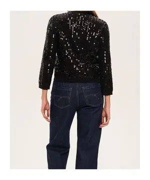 Marella Short Cardigan With Sequins