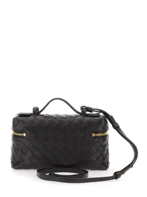 Bottega Veneta Zippered Shoulder Bag - Black