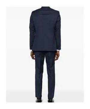 Hugo Boss Wool Double-breasted Suit - Black