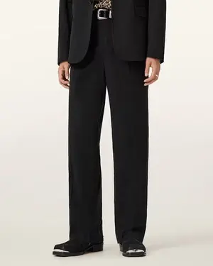 ALLSAINTS Rebel Loose Fit Pleated Trousers