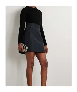 Carolina Herrera Long-sleeved Wool Sweater With Embellished Detachable Neckline