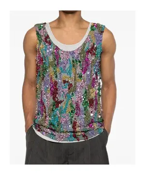 Dries Van Noten Embellished Sequined Vest