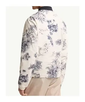 Moncler Reversible Printed Poplin Zip-up Bomber Jacket