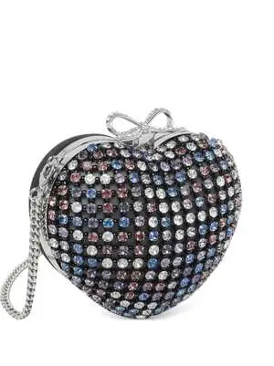 SELF-PORTRAIT Polka Dot Heart Handbag