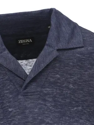Zegna Short-sleeved Polo Shirt - Black