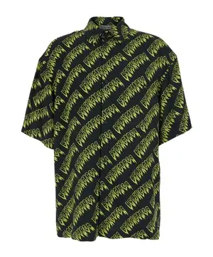 Balenciaga Logo Detailed Short-sleeve Shirt