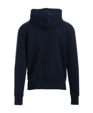 Maison Kitsuné Fox Patch Drawstring Hoodie - Black