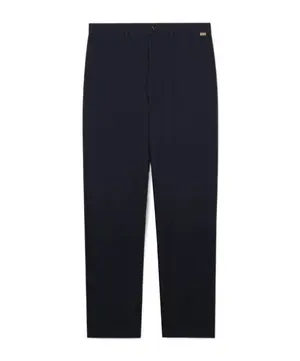 Burberry Twill Chino Pants - Navy