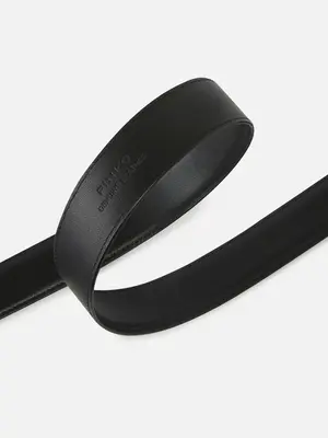 Pinko Lovebird Buckle Belt - Black