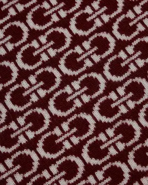 FERRAGAMO Logo Knitted Scarf