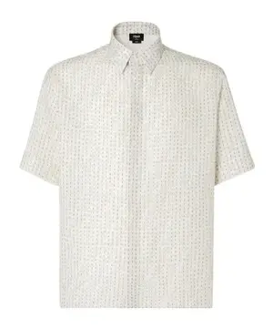 Fendi Striped Shirt - Light Brown