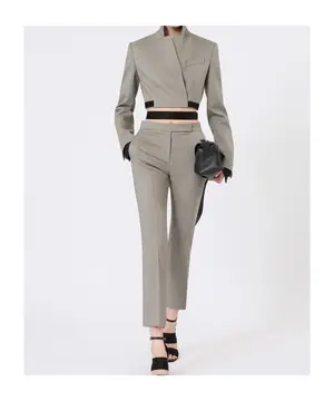 Max Mara Mela Tailored Trousers - Gray