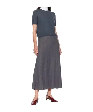 LISA YANG Rib-knit Cashmere Cardigan - Navy