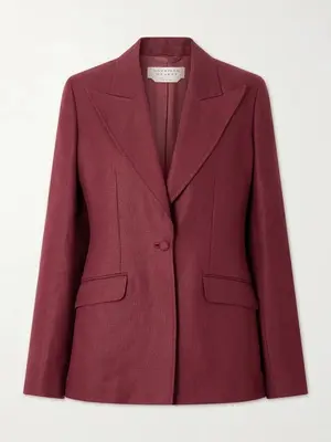 Gabriela Hearst Notched Lapel Blazers For Women