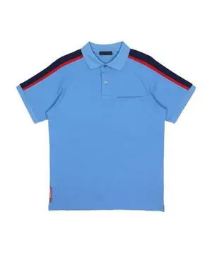 Prada Logo Details Polo Shirt - Blue