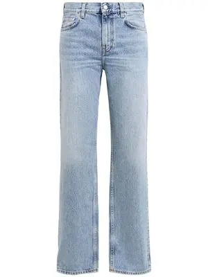 Toteme Contrast Stitching Jeans For Women