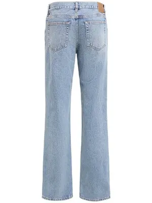 TOTEME Low Rise Straight Cotton Denim Jeans