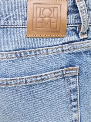TOTEME Low Rise Straight Cotton Denim Jeans
