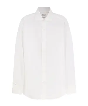 Brunello Cucinelli Long Sleeve Shirt - White