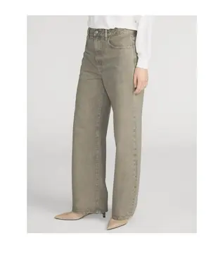 FRAME Wide Leg Jeans - Nude