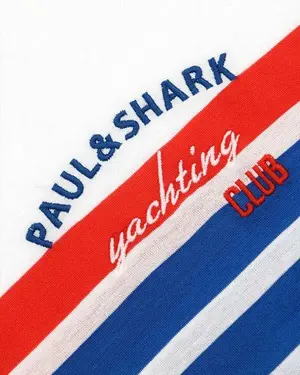 PAUL  SHARK Logo Striped Long-sleeved T-shirt