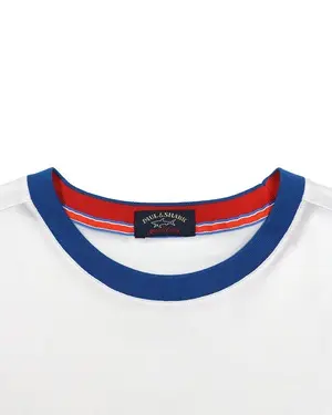PAUL  SHARK Logo Striped Long-sleeved T-shirt