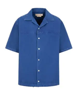 Marni Short-sleeved Drawstring Hem Shirt