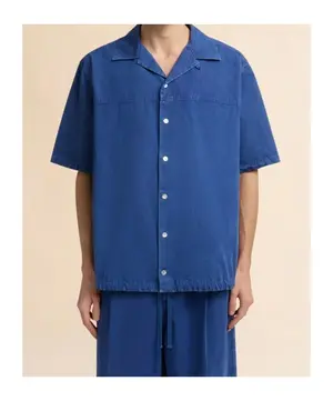 Marni Short-sleeved Drawstring Hem Shirt